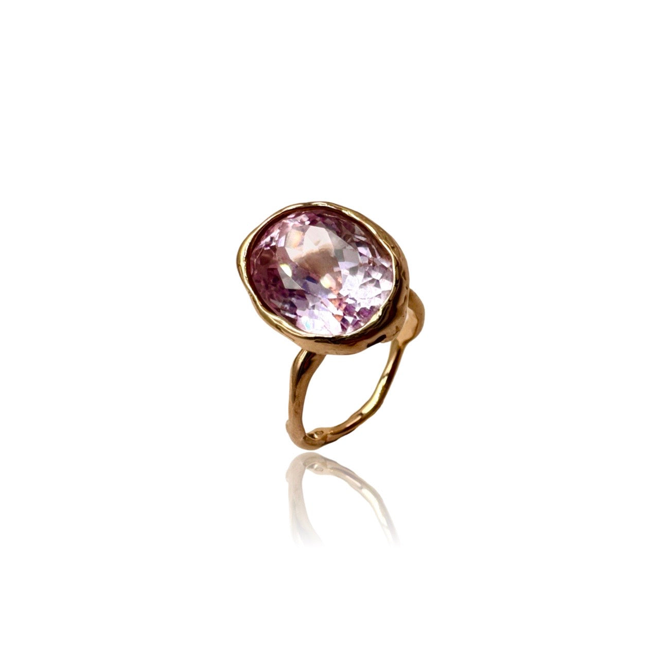 18kt Microbo Ring and Kunzite